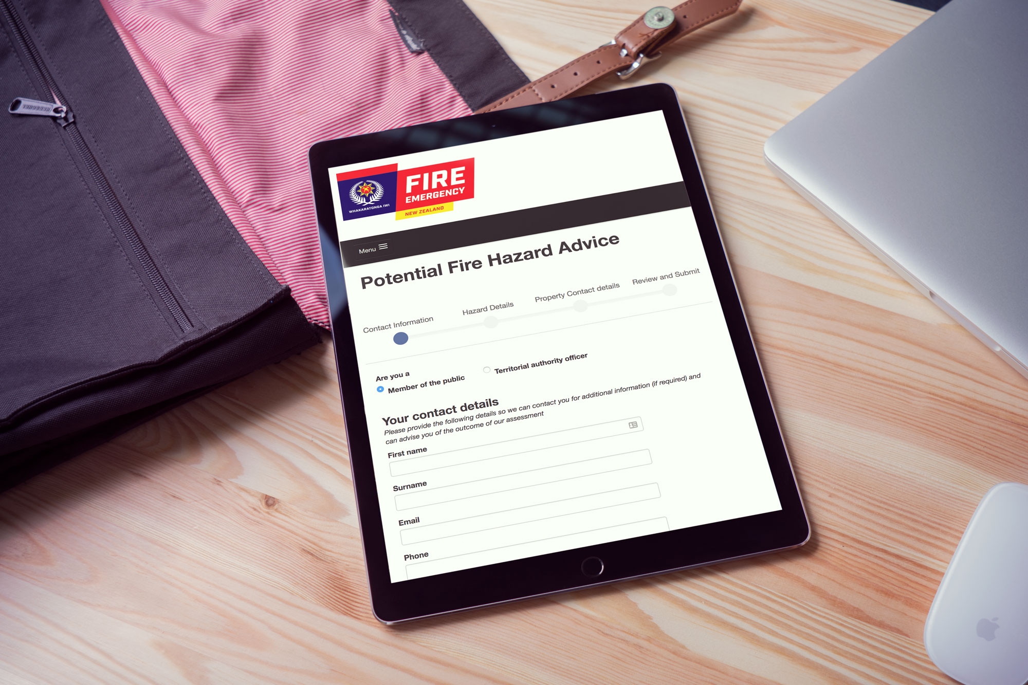 Fire and Emergency NZ - Fire Hazard Identification Solution. - Firebrand